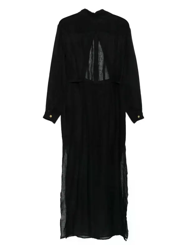 Le Kasha Linen Midi Dress