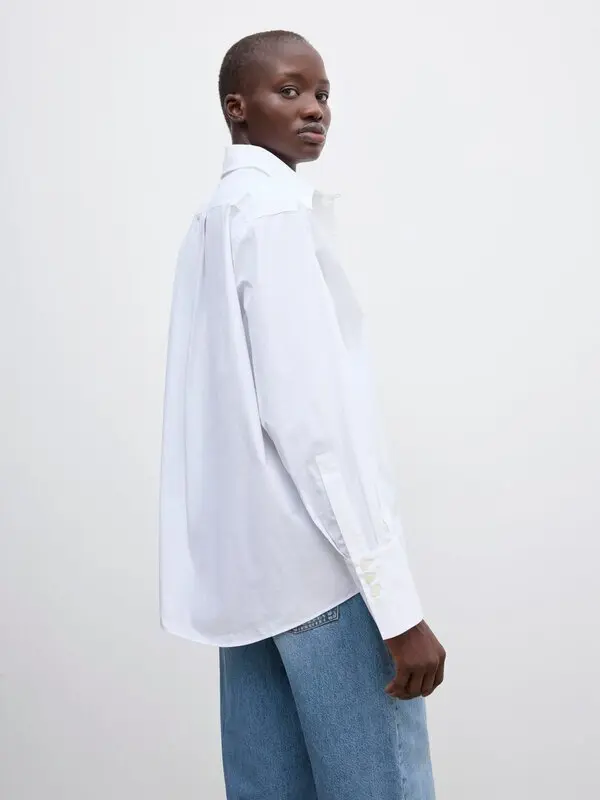 HOUSE OF DAGMAR Asymmetric Collar Shirt