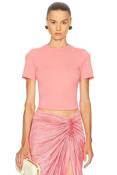 Cult Gaia Milios Knit Top - Pink