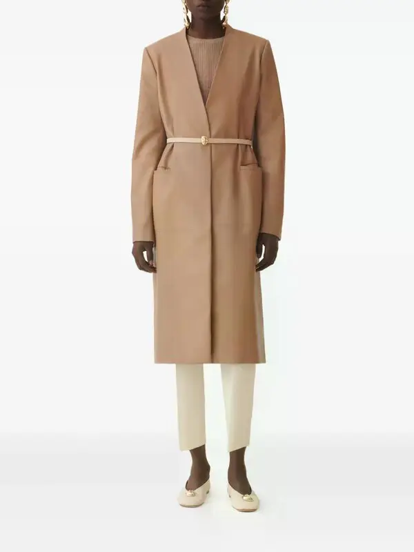 Fabiana Filippi Leather Overcoat