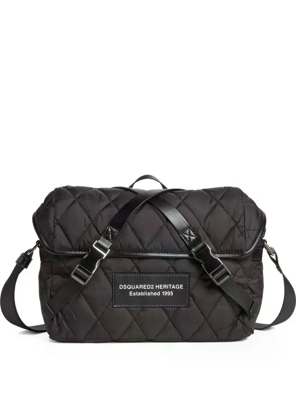 Dsquared2 Heritage Messenger Bag - Black