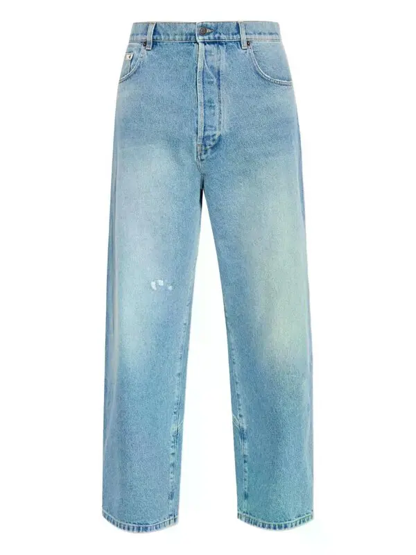 Moschino Logo-patch Jeans - Blue