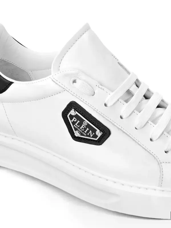 Philipp Plein Logo-plaque Leather Trainers