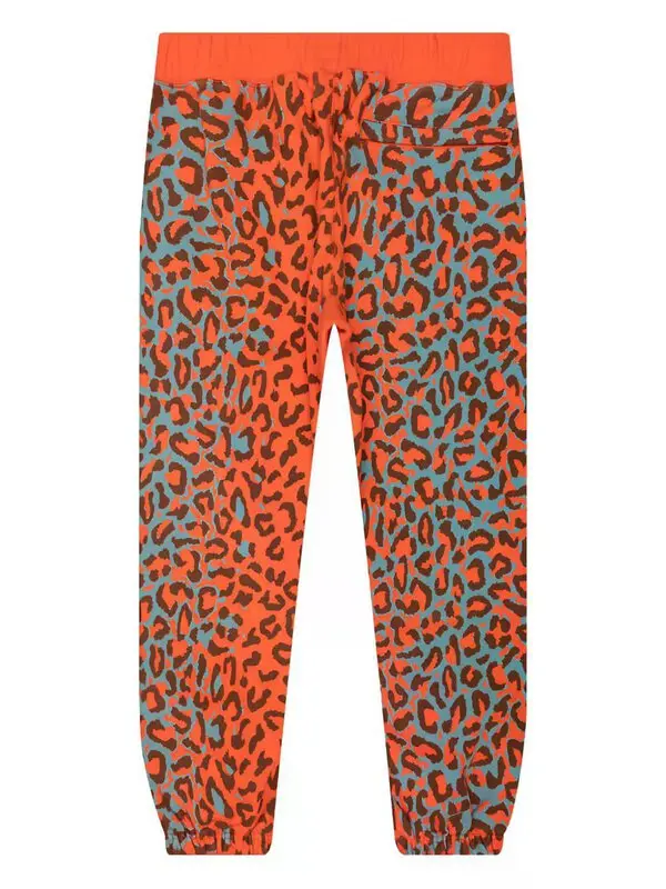 AWAKE NY Leopard-print Drawstring Track Pants