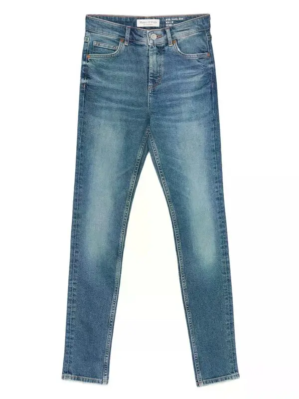 Marc O'polo Cotton-blend Straight Leg Jeans - Blue