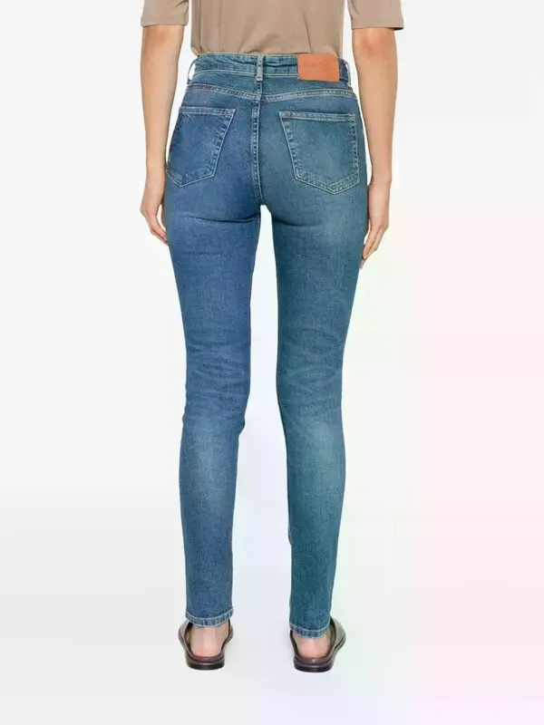 Marc O'polo Cotton-blend Straight Leg Jeans - Blue