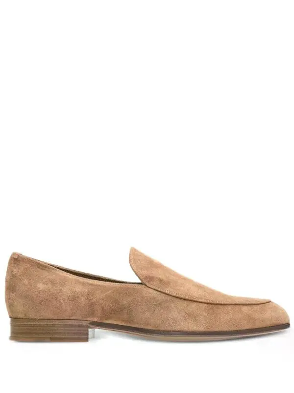 GIANVITO ROSSI Suede Loafers