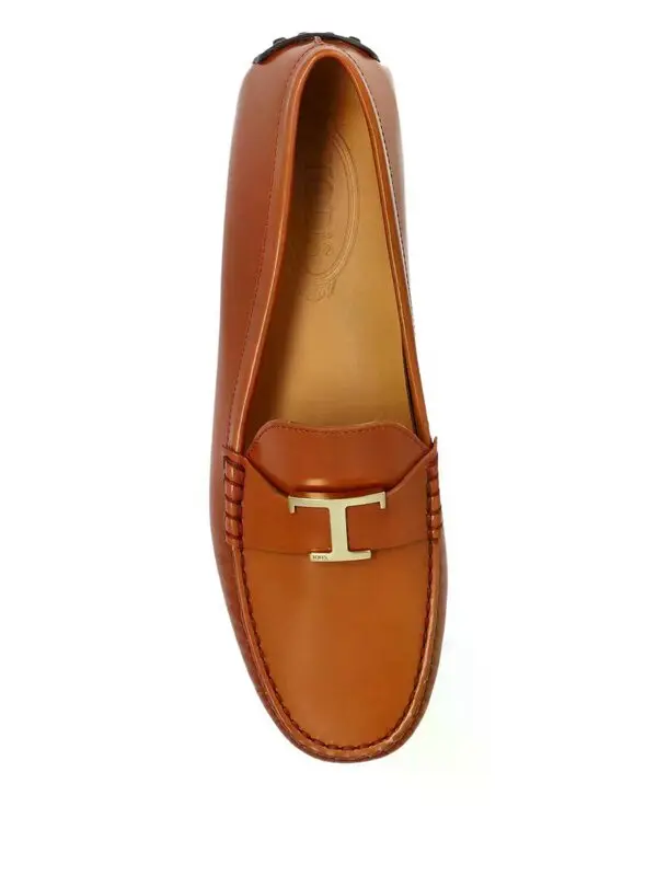 TOD'S T Timeless Leather Loafers