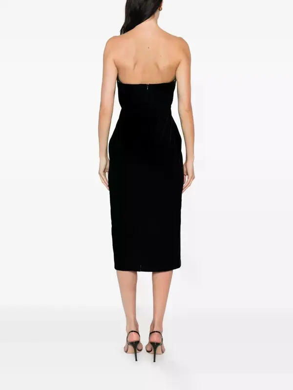 TOM FORD Strapless Midi Dress