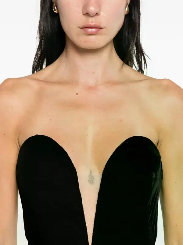 TOM FORD Strapless Midi Dress