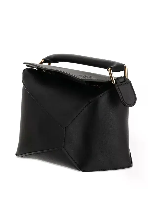 Loewe Mini Puzzle Edge Top-handle Bag - Black