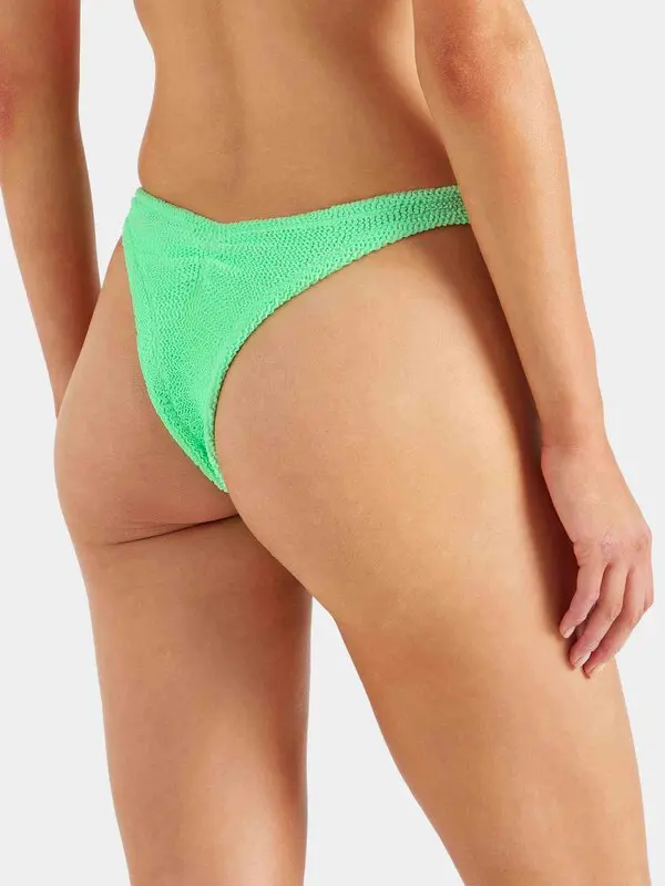 Hunza G Original Crinkle™ Brazilian Bikini Bottom - Lime