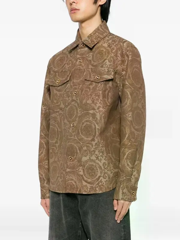 Versace Barocco Jacket - Brown