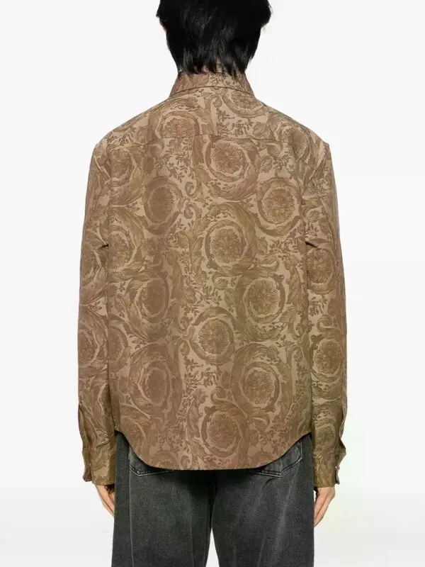 Versace Barocco Jacket - Brown