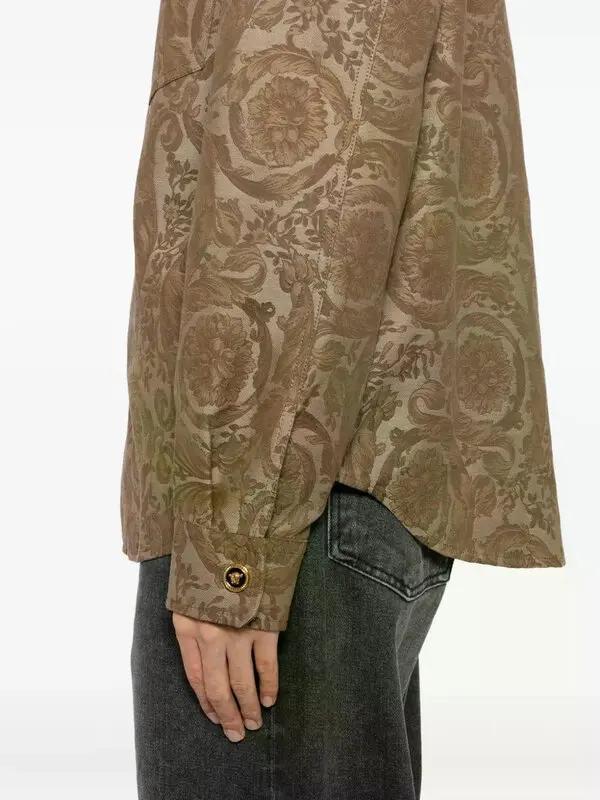 Versace Barocco Jacket - Brown