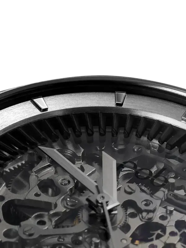 FOB PARIS Skeleton 42mm Watch - Grey