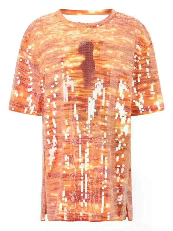 Rabanne Sequin-embellished T-shirt