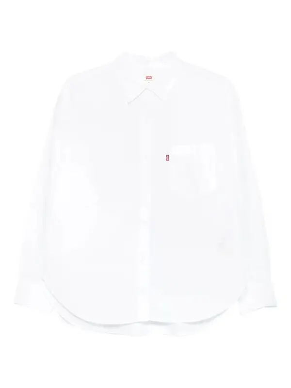 LEVI'S Harlie Cotton Shirt - Bright White