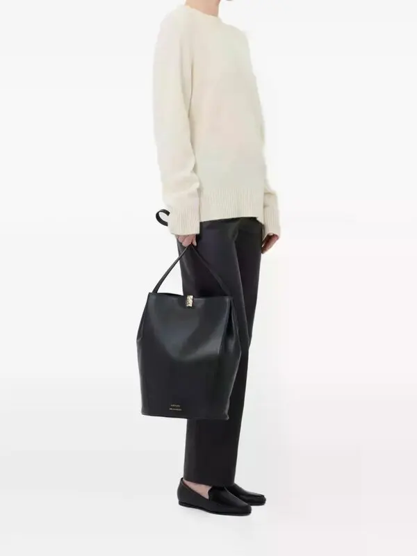 Loulou De Saison Baltra Ribbed-hem Cashmere Sweater - White