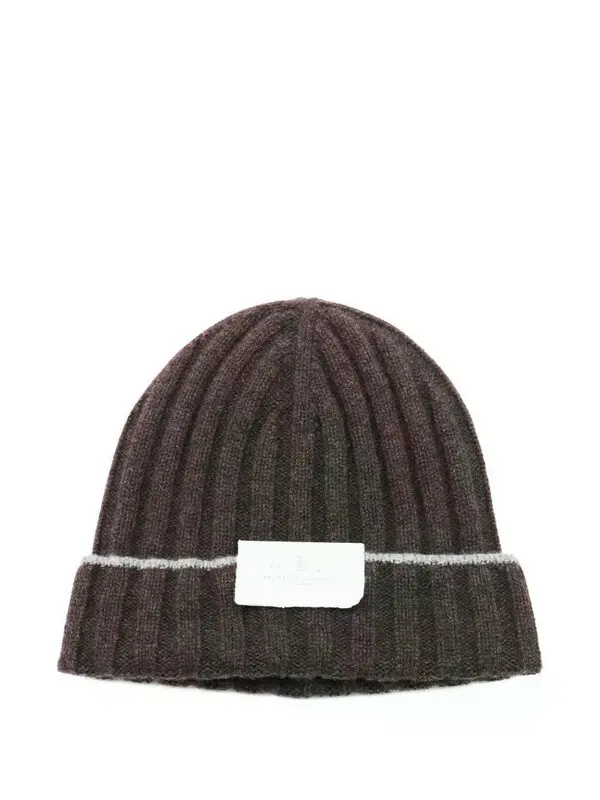 Brunello Cucinelli Ribbed-knit Beanie Hat