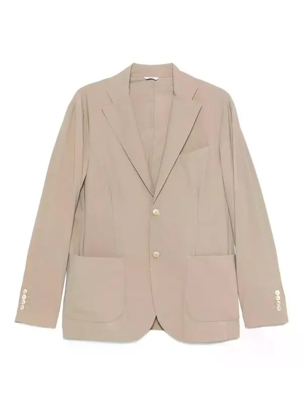 CRUNA Patch-pocket Buttoned Blazer