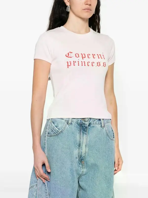 Coperni Logo-print T-shirt - Pink