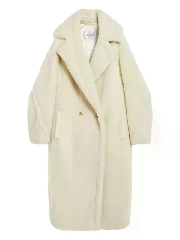 Max Mara Teddy Bear Icon Double-breasted Coat - Neutrals