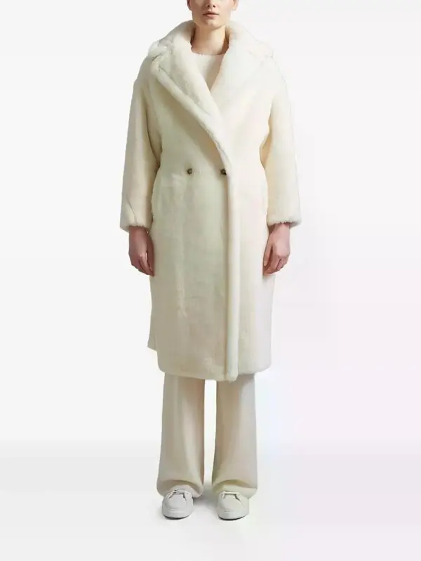 Max Mara Teddy Bear Icon Double-breasted Coat - Neutrals