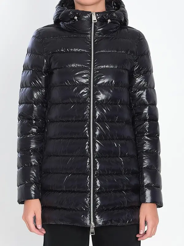 Herno A-shape Light Puffer - Black