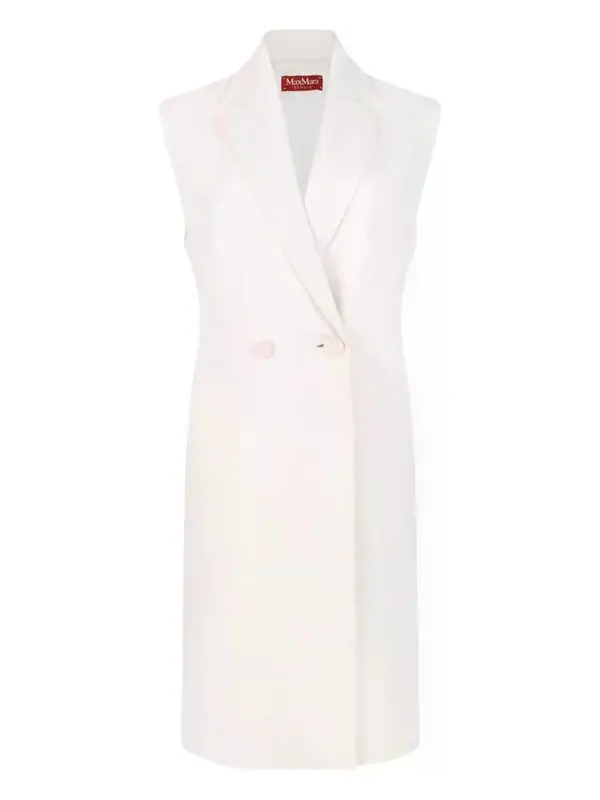 Max Mara Double-breasted Sleeveless Coat