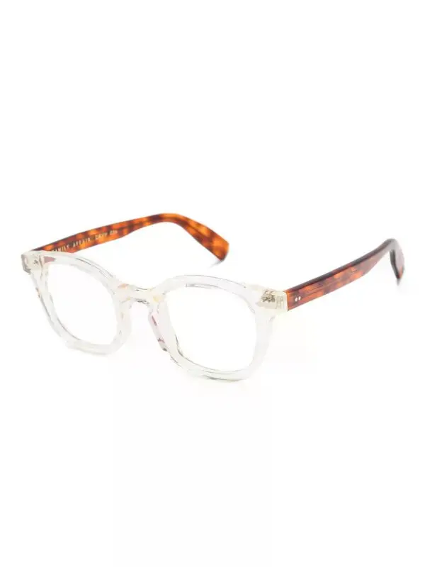 FAMILY AFFAIR Depp Tortoiseshell Rectangle Eyeglasses