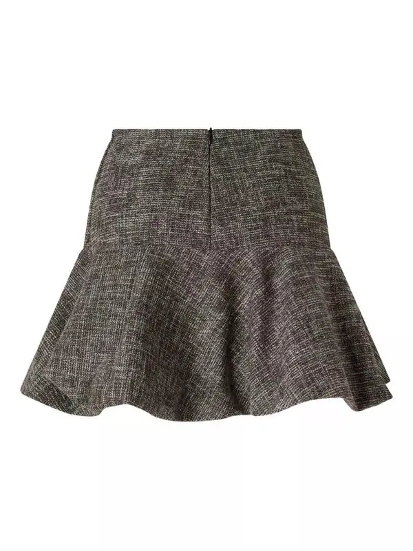 Pinko Ruffled Tweed Skirt