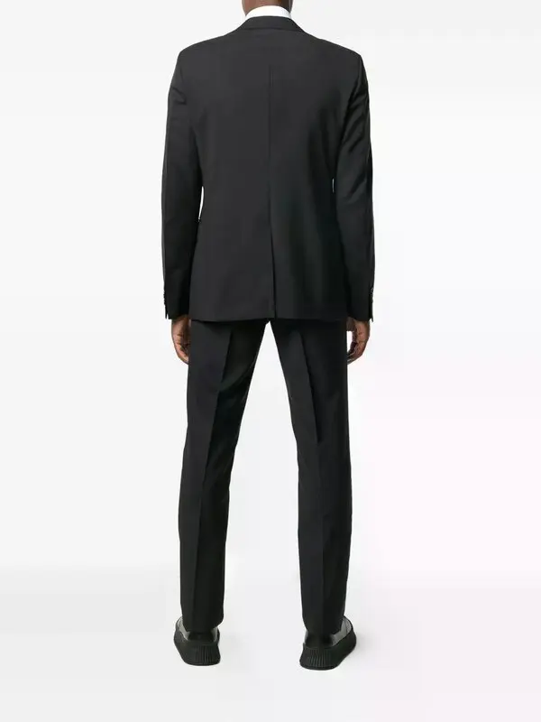 Prada Single Breasted Wool And Mohair Suit