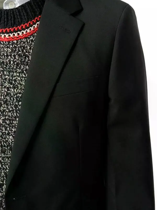Prada Single Breasted Wool And Mohair Suit