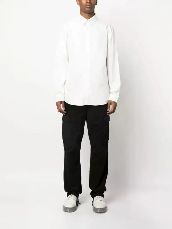 Carhartt Work In Progress Plain Button-down Fastening Shirt
