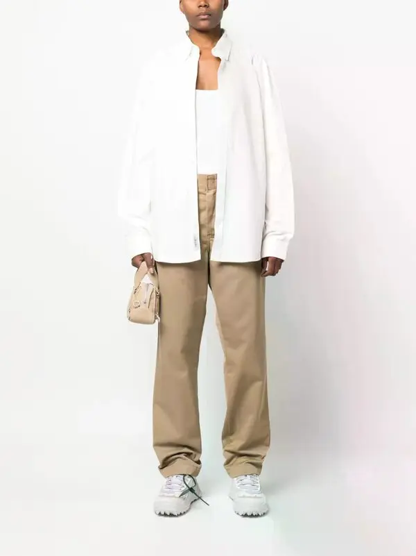 Carhartt Work In Progress Plain Button-down Fastening Shirt