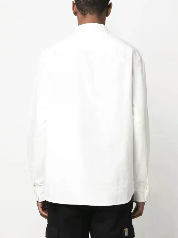 Carhartt Work In Progress Plain Button-down Fastening Shirt