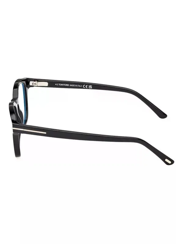 TOM FORD Clip-on Round-frame Glasses