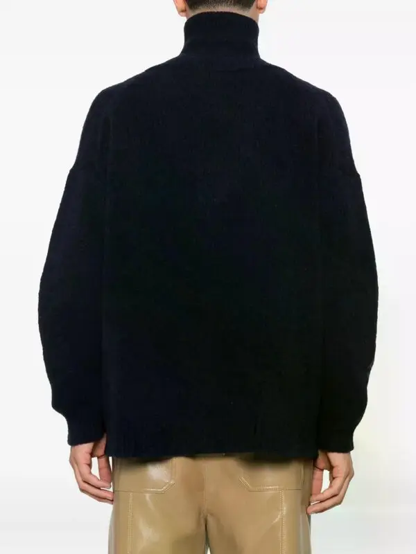 Nanushka Kylen Zip-neck Tassel Sweater
