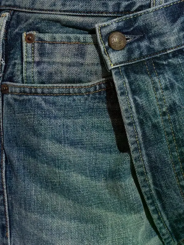 R13 Crossover-waist Jeans