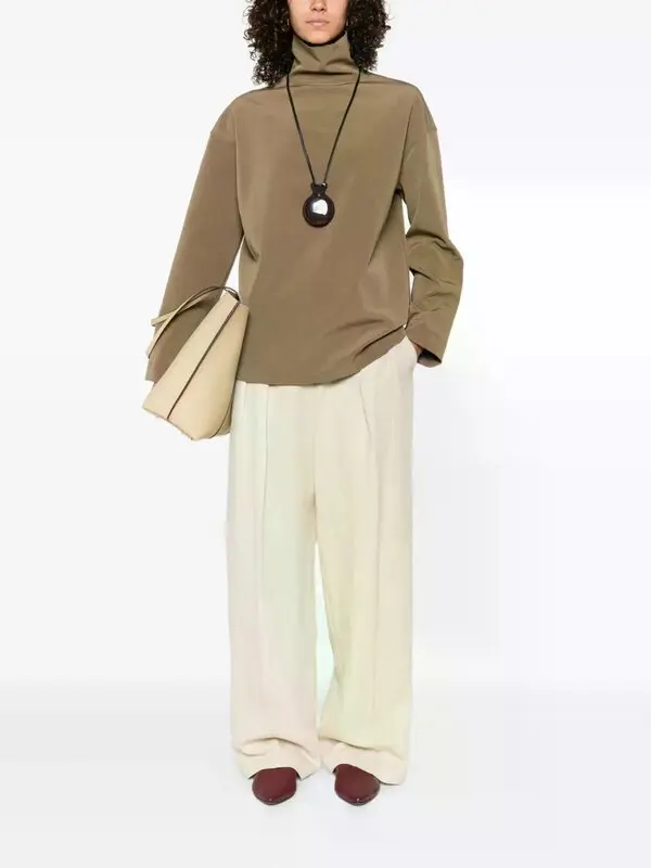 Nanushka Turtleneck Long-sleeve Top - Brown