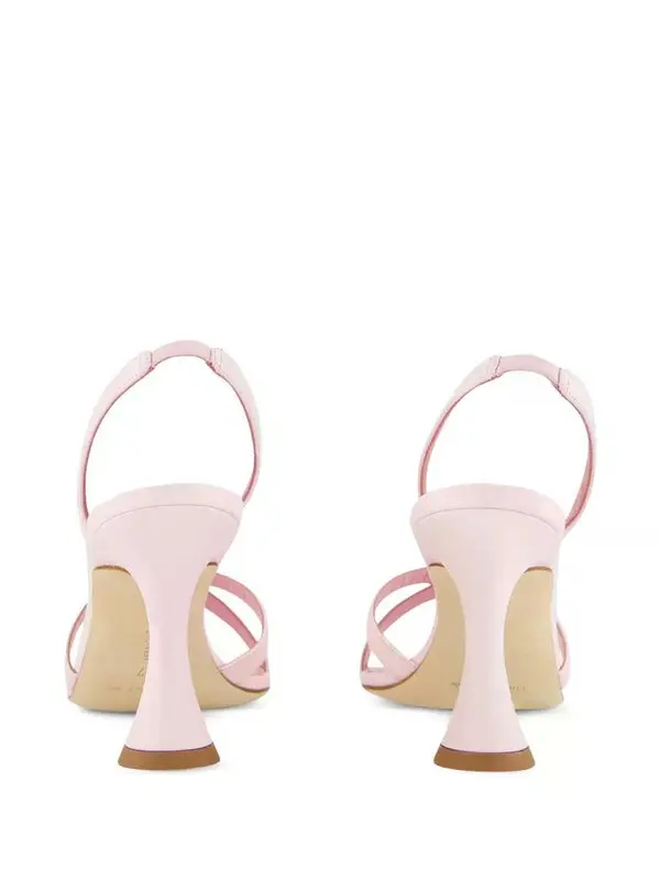 Manolo Blahnik 90mm Ammoursli Slingback Sculpted-heel Sandals