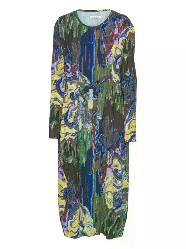 Henrik Vibskov Abstract-print Midi Dress