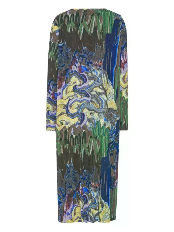 Henrik Vibskov Abstract-print Midi Dress