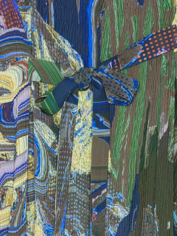 Henrik Vibskov Abstract-print Midi Dress