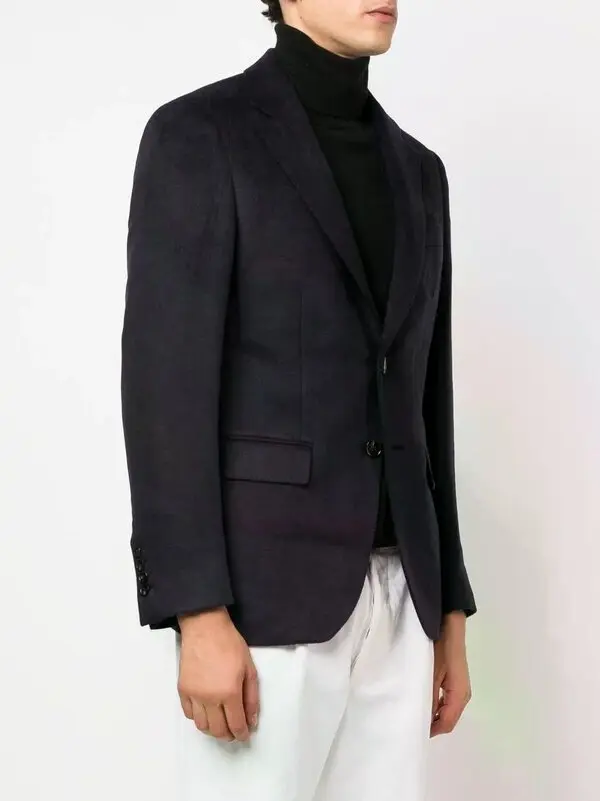 BILLIONAIRE Fitted Single-breasted Blazer - Blue