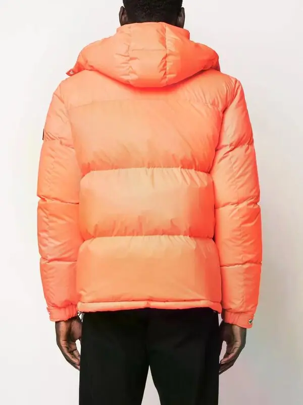 WHITESPACE Logo-patch Padded Jacket - Orange