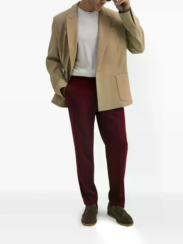 DOMAINE DES ARTISTES Double-breasted Patch-pocket Jacket