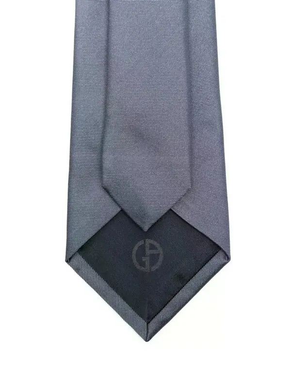Giorgio Armani Logo-embellished Silk Tie