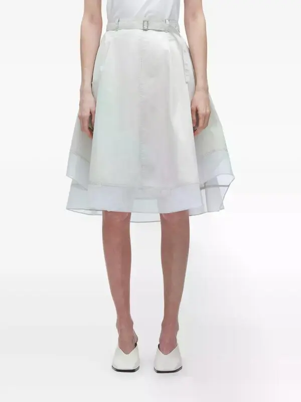 3.1 Phillip Lim Belted Layered Skirt - Neutrals